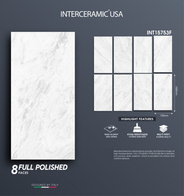 Gạch Interceramic USA INT15753F » VLXD Chrome Đức Thành
